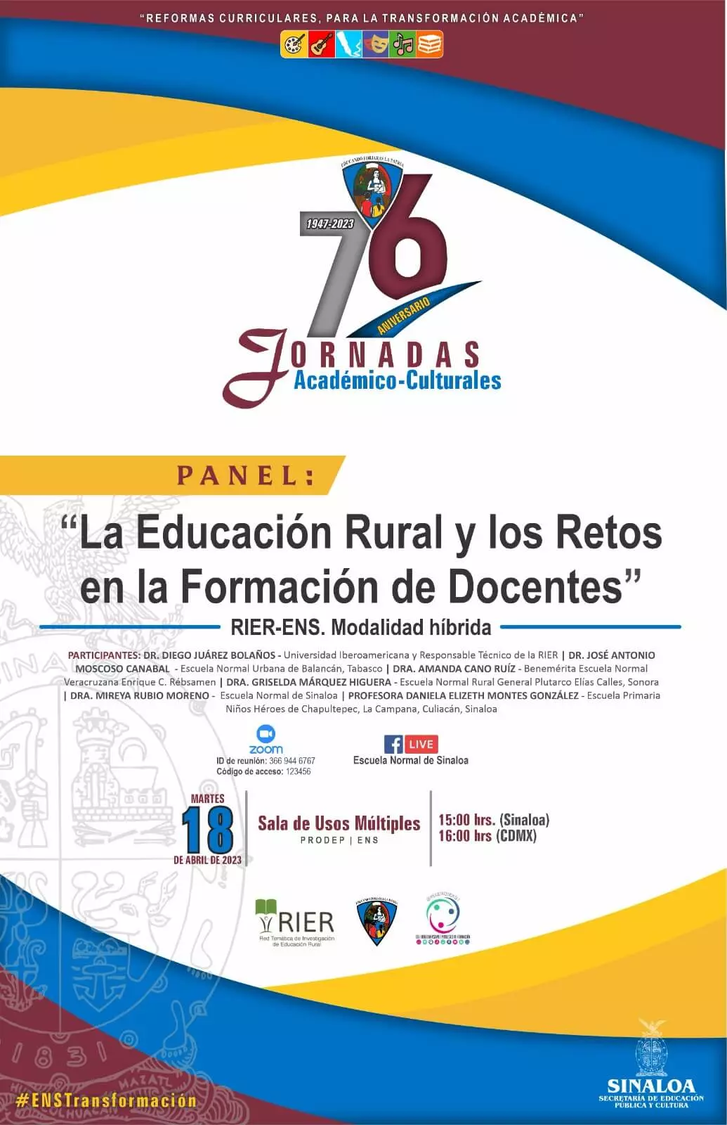 Panel: La Educación Rural y los Retos en la Formación de Docentes ...